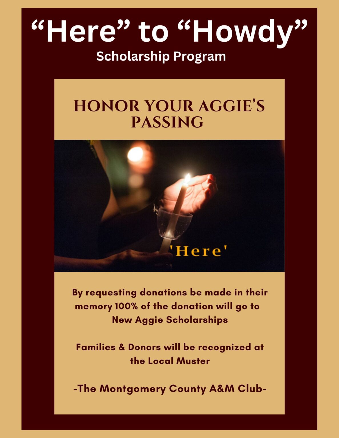 Montgomery County A&M Club – The Oldest A&M Club established 1945